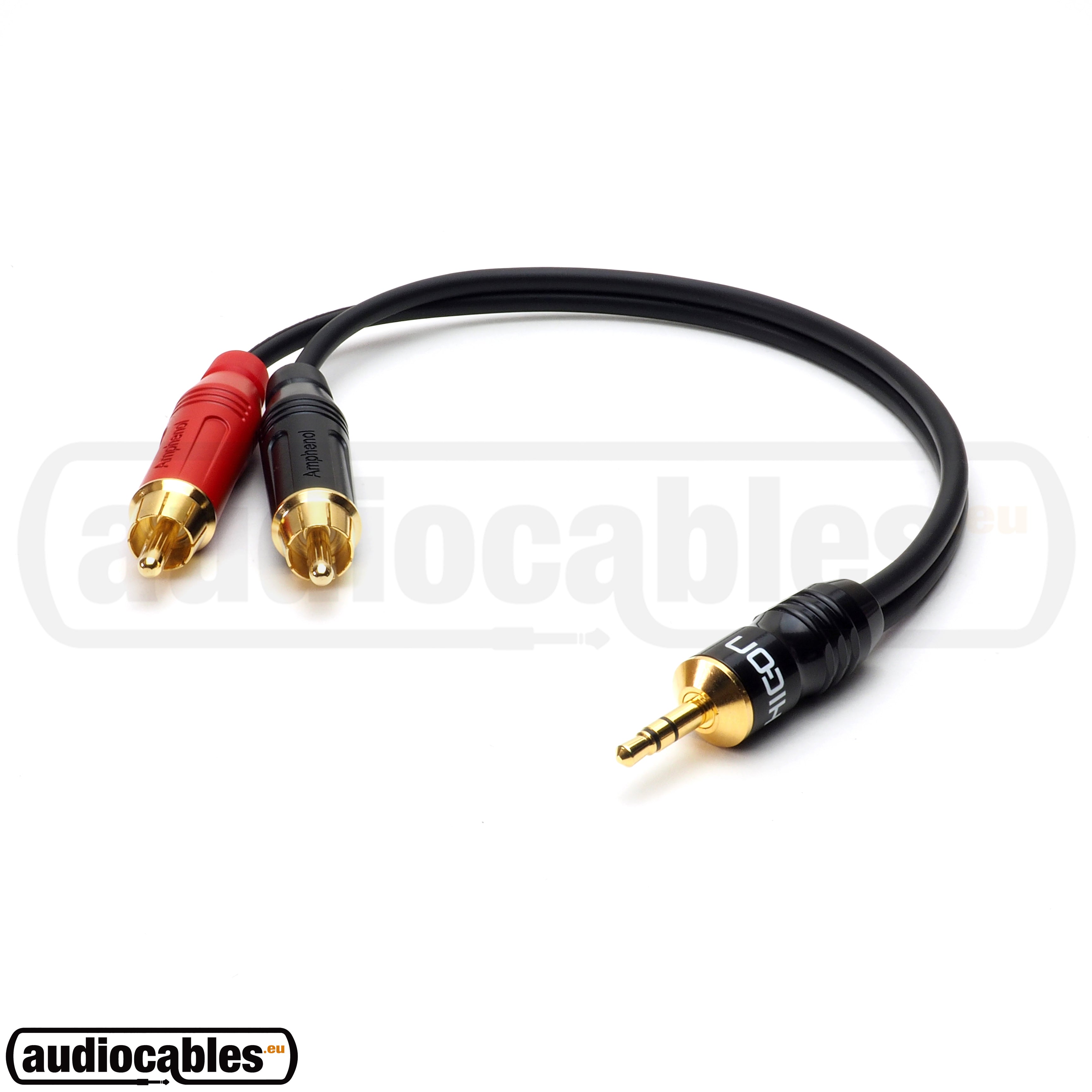 Sommer Cable w/ Amphenol Gold RCA to Hicon Mini Jack – audiocables.eu