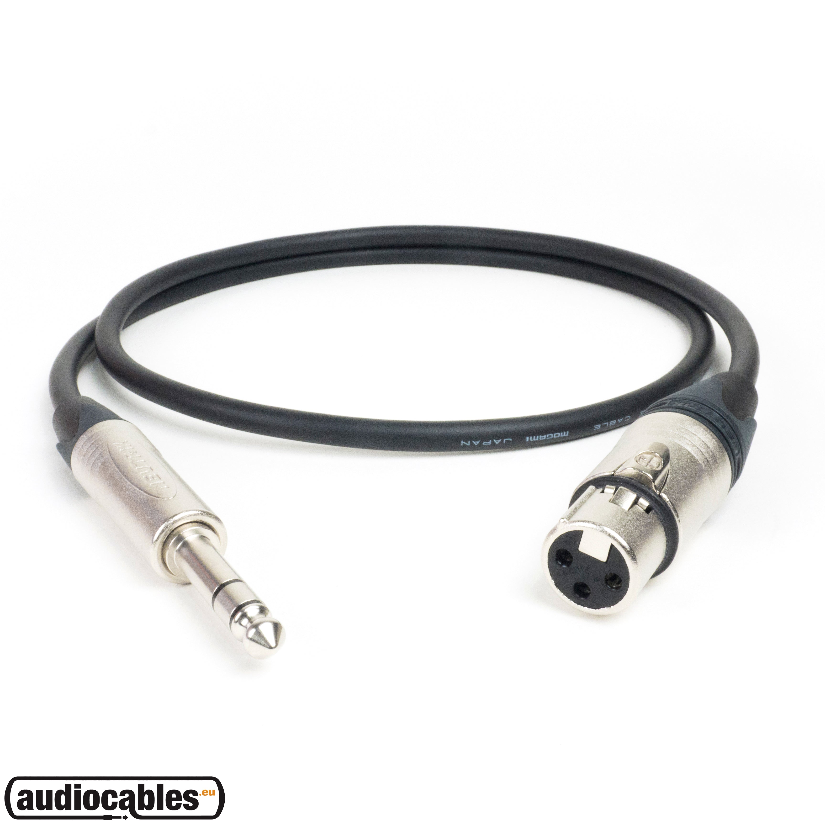 Mogami W2534 Cable w/ Neutrik Female XLR to TRS – audiocables.eu