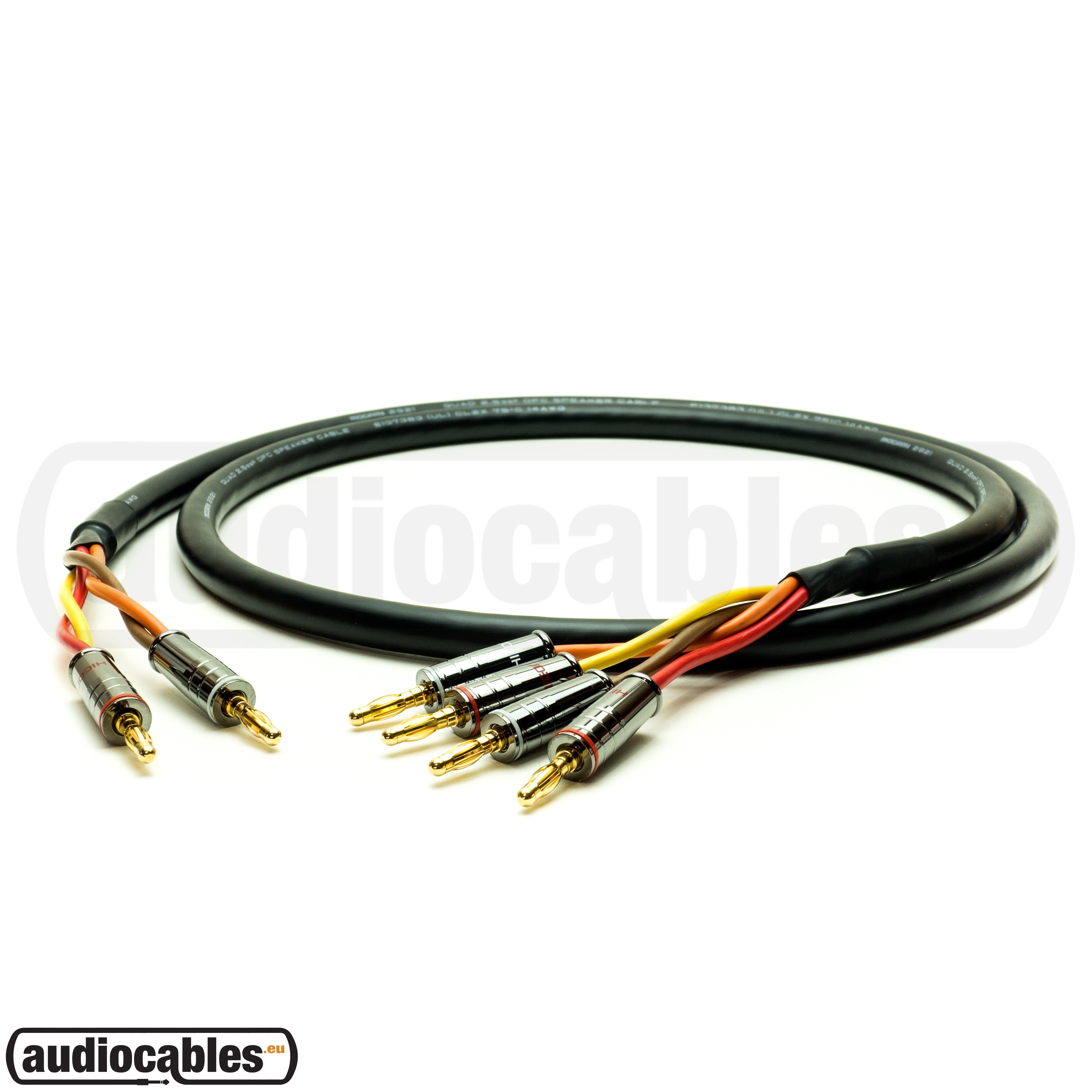 Mogami 2921 Audiophile Speaker Cable / Bi-Wire Connection – audiocables.eu