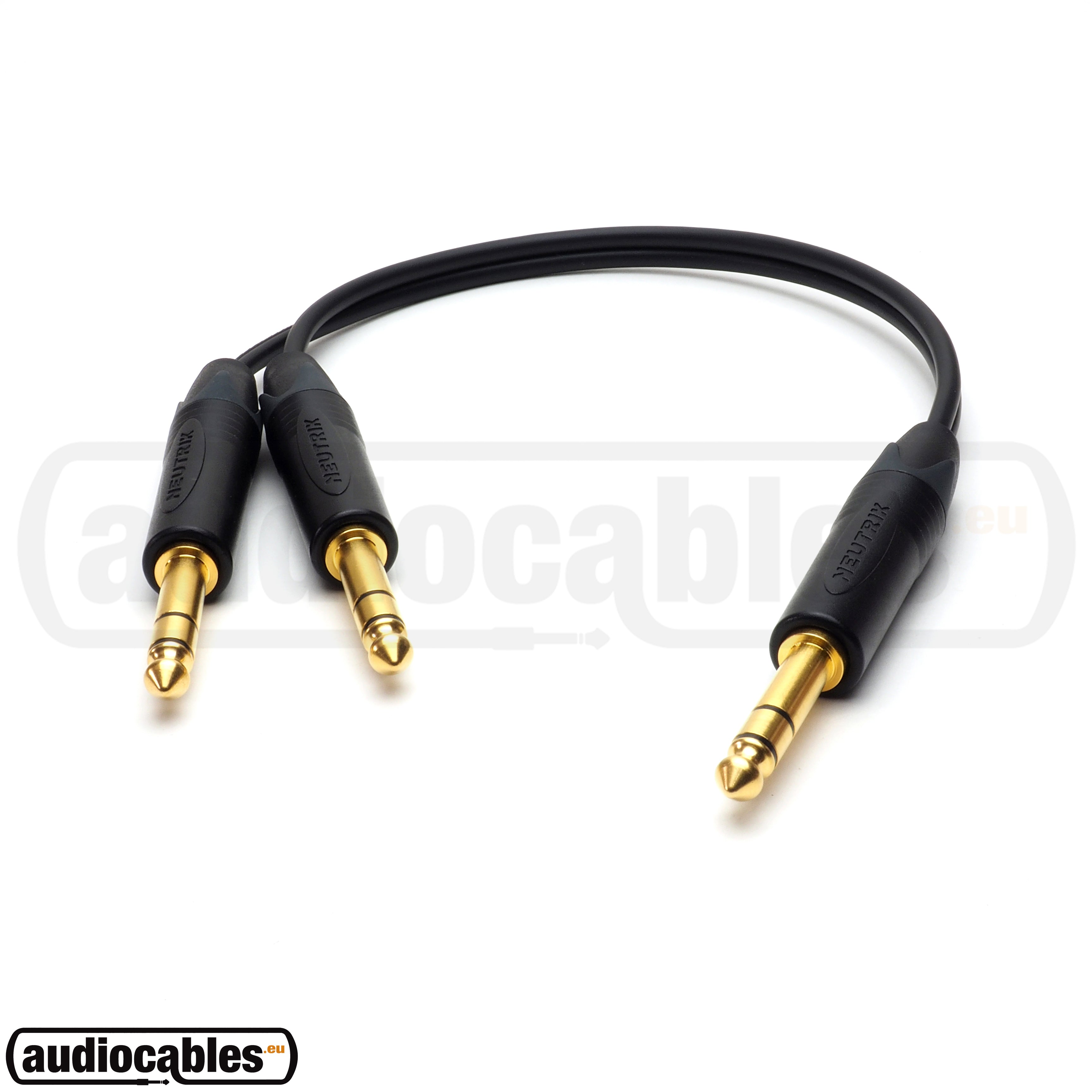 Mogami Y Splitter Balanced Cable - TRS Jack to 2 TRS Jacks – audiocables.eu