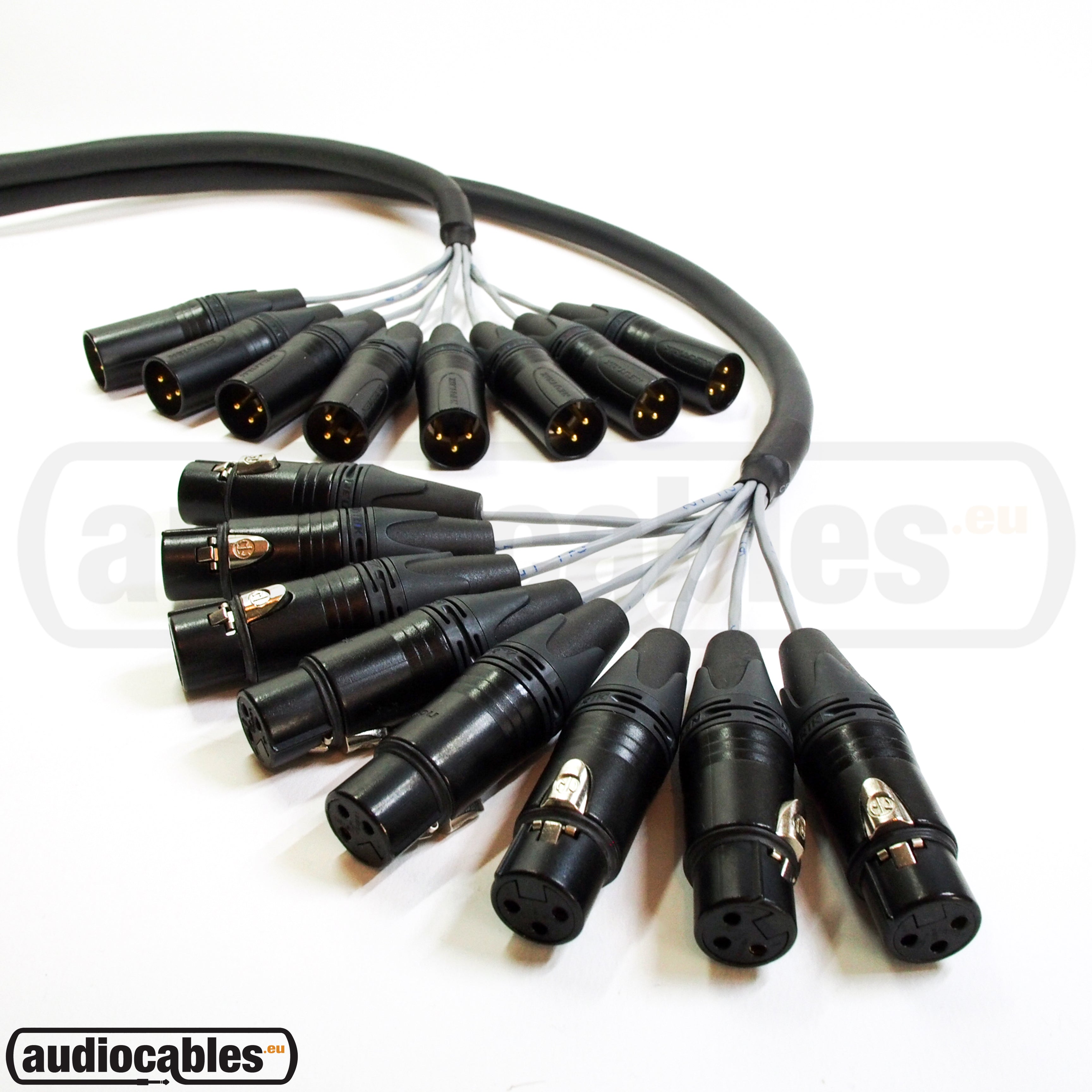 8 Channel Mogami Multi Core Snake Cable | Male To Female Neutrik XLR ...
