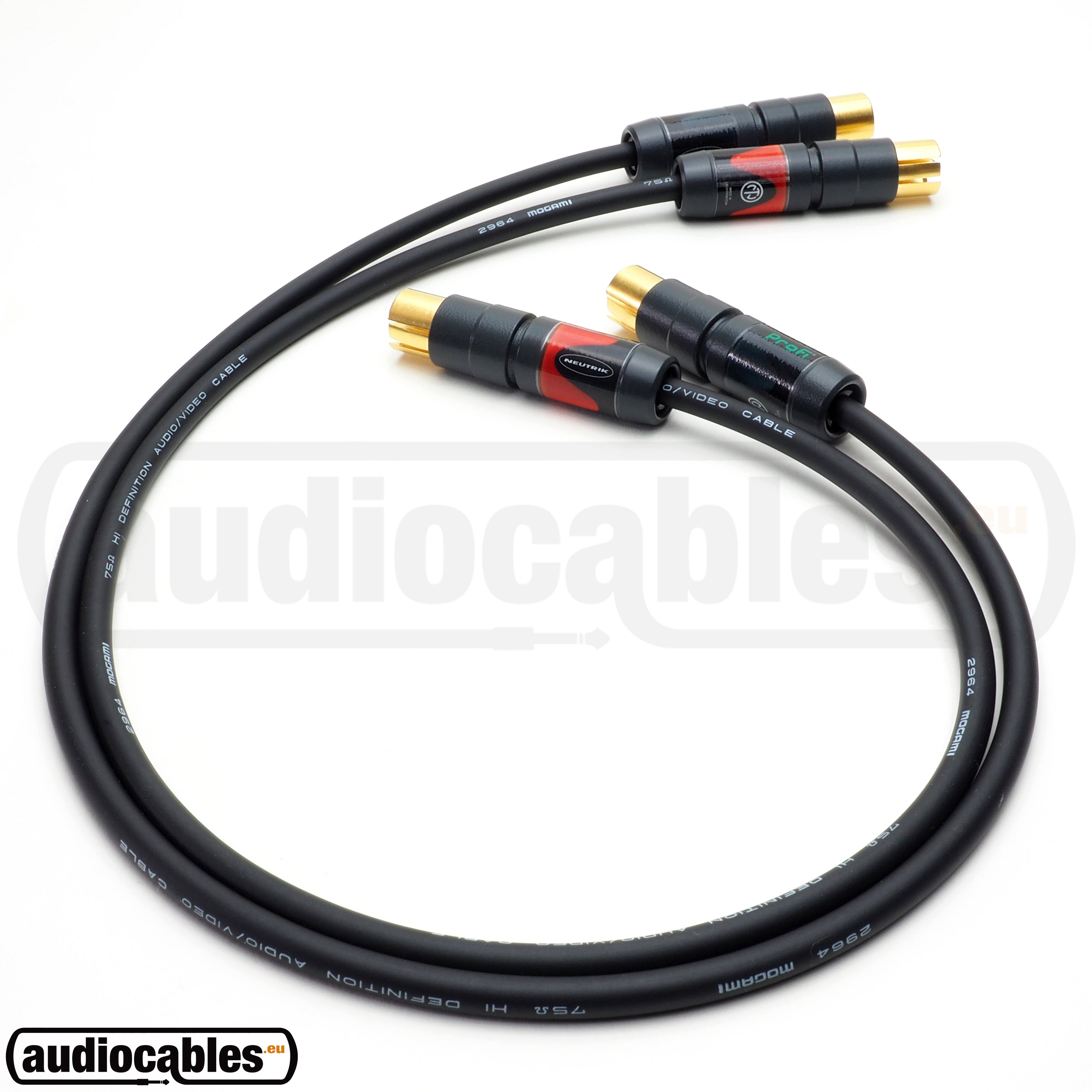 Mogami 2964 RCA to RCA High Definition Interconnect Cable – audiocables.eu